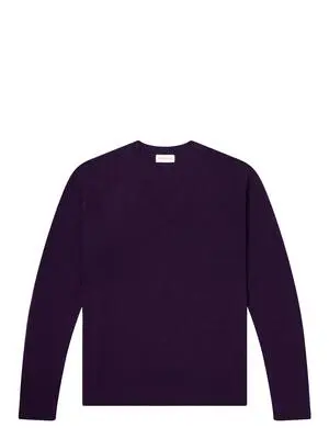 Dries Van Noten Merino Wool Sweater - Purple