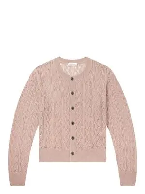 Dries Van Noten Knitted Button-down Cardigan - Brown