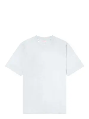 Sease SEASE - Runner Logo-Print Merino Wool T-Shirt - Men - Blue - M Light Blue