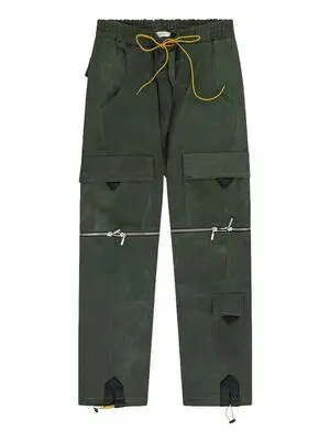 Rhude Zip-detail Cargo Pants - Green