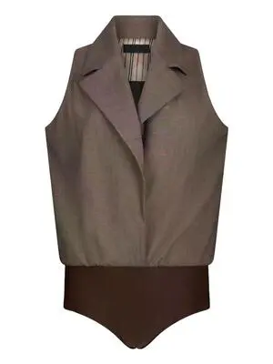 Liu Jo Mélange Vest - Brown