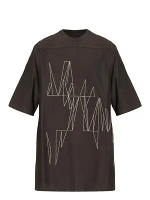 Rick Owens RICK OWENS X MONCLER T-Shirt Brown