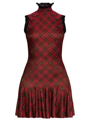 ALEXANDER MCQUEEN Alexander McQueen Plaid Pattern Dress
