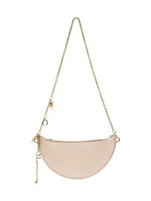 Chloé Halfmoon Mini Shoulder Bag Cream