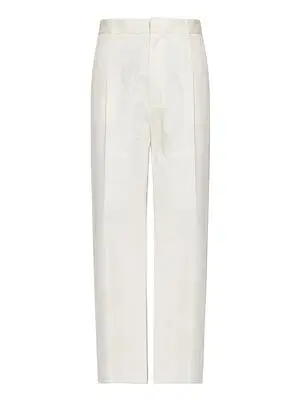 Dsquared2 Cotton Wide-leg Trousers - Cream