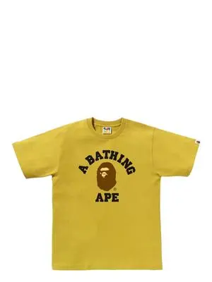 A BATHING APE Logo T-shirt - Yellow