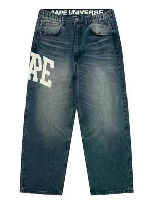 AAPE BY *A BATHING APE® Logo Jeans