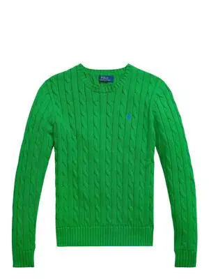 Polo Ralph Lauren Cable-knit Cotton Sweater - Green