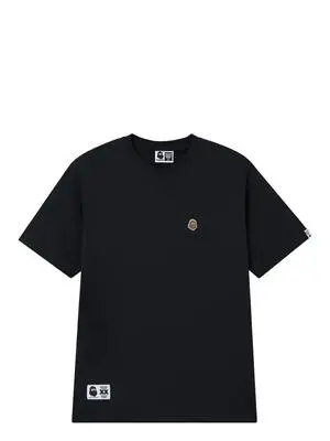 FINGERCROXX Crew-neck Patch T-shirt - Black