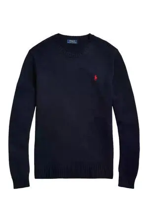 Polo Ralph Lauren Cotton Polo Pony Sweater - Blue