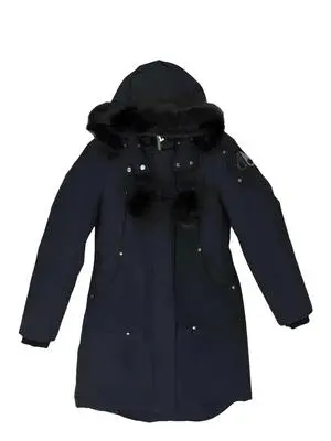Moose Knuckles Hooded Parka Coat - Blue