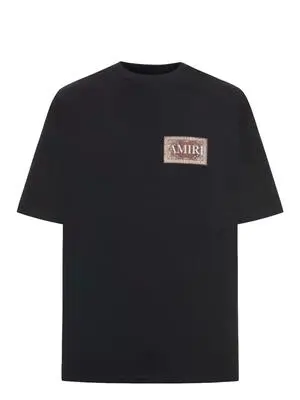 Amiri Printed Crew-neck T-shirt - Black