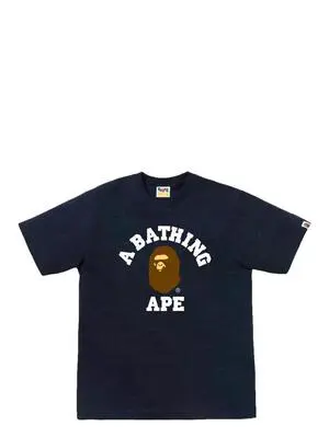 A BATHING APE Logo T-shirt - Blue