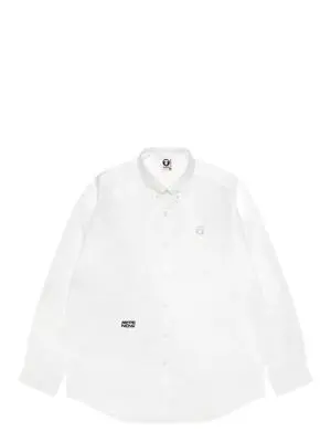 AAPE BY *A BATHING APE® Logo Embroidered Shirt - White