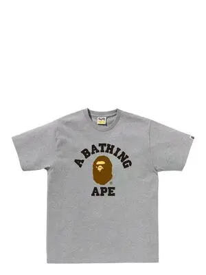 A BATHING APE Logo T-shirt - Grey