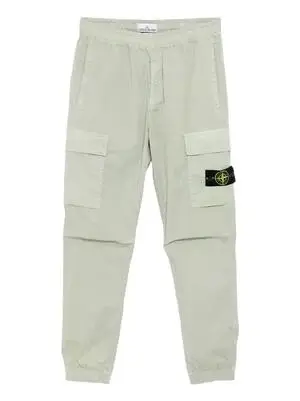 Stone Island Logo-patch Trousers - Green