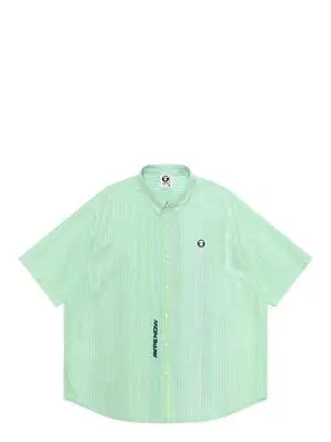 AAPE BY *A BATHING APE® Striped Shirt - Green