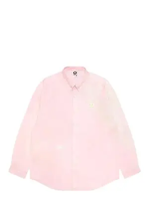 AAPE BY *A BATHING APE® Buttoned Embroidery Shirt - Pink