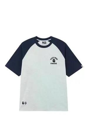 FINGERCROXX Raglan T-shirt - Grey