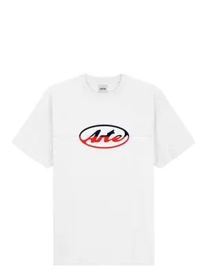 ARTE ANTWERP Oval-logo T-shirt - White