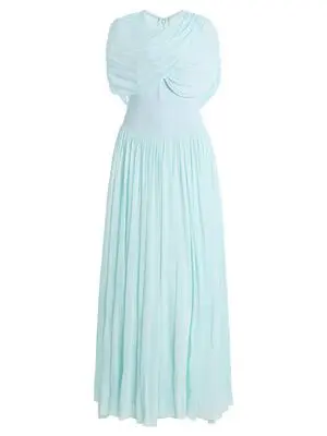 Simkhai Nancie Draped Jersey Midi Dress - Blue