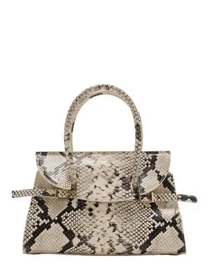 Simkhai River Small Snake-effect Top Handle Bag - Animal