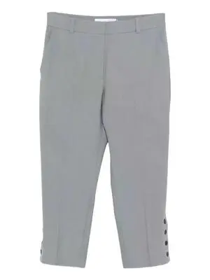 IRO PARIS Button-embellished Trousers - Grey