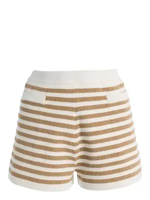 POSSE Ari Striped Knit Shorts