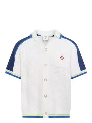 Casablanca Logo-embroidered Shirt - White