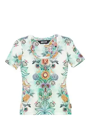 Just Cavalli Printed T-shirt - Green