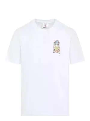 Casablanca Print T-shirt - White