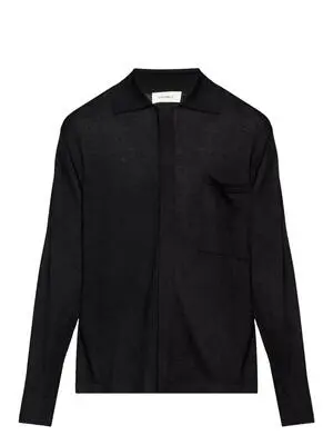 LISA YANG Kieran Pocket Knit Cardigan - Black