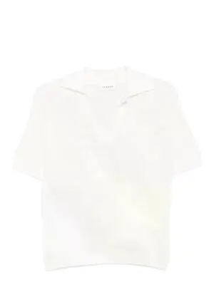 P.a.r.o.s.h V-neck Short-sleeve T-shirt - White