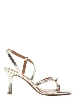 Maje Strappy Sandals - Gold