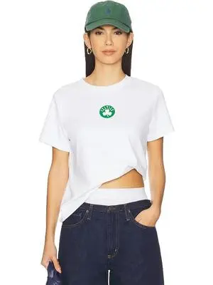 Terez X Celtics Basic Logo Tee - White