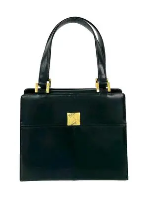 Saint Laurent 20th Century Leather Handbag - Black