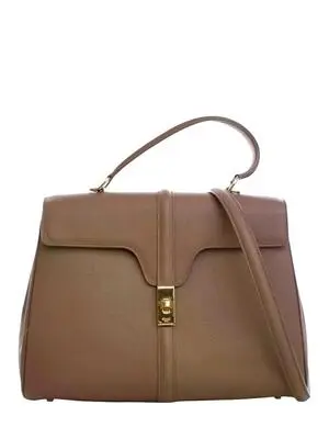 Celine 2018 Medium Classique 16 Satchel - Brown