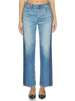 Moussy Vintage Clermont Straight Jeans - Light Blue