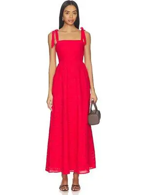 Beach Riot Charlotte Maxi Dress - Cherry Eyelet