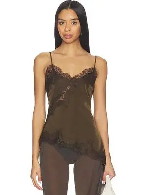 Superdown Jett Asymmetrical Top - Brown