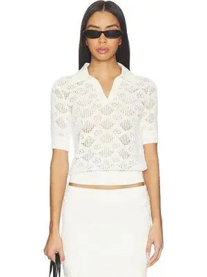 FAVORITE DAUGHTER The Courtside Polo By - Ivory