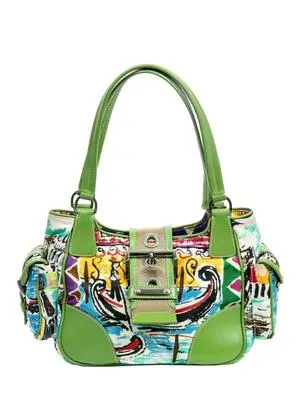 Prada Small Venice Shoulder Bag - Green