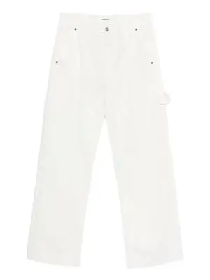 P.a.r.o.s.h Cuoricini Five-pocket Jeans - White