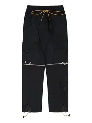 Rhude Zip-detail Cargo Pants - Black