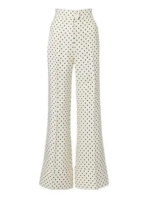 Valentino Garavani Flared Pants - White