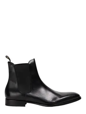 Dunhill Leather Chelsea Boots - Black