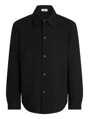 SANDRO Crepe Shirt