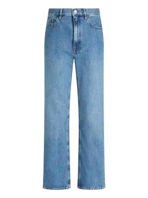FRAME The Boxy Denim Jeans - Mid Denim