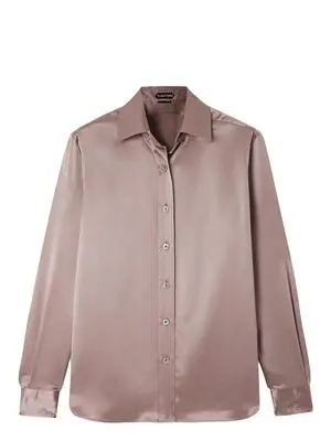 TOM FORD Silk-Charmeuse Shirt