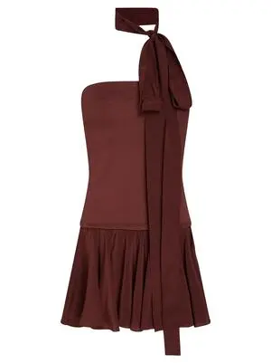 ESSE STUDIOS Illi Strapless Mini Dress - Chocolate